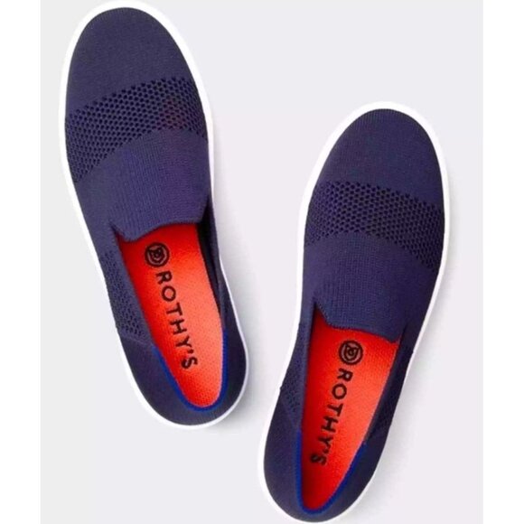 Rothy's | Shoes | Rothys Slip On Snickers Womens 95 Blue Maritime ...